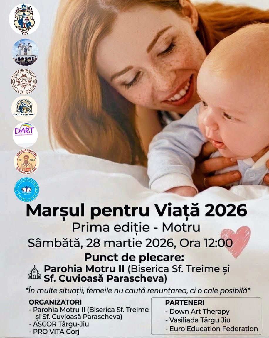 07:12 ”Marșul pentru viață”, sâmbătă, la Motru – Radio Infinit